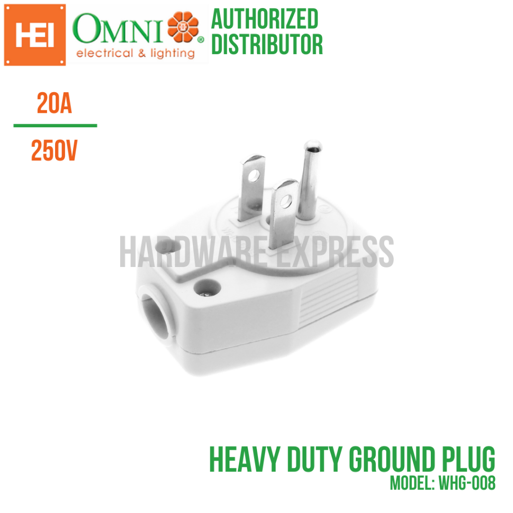 OMNI WHG-008 Heavy Duty Ground Plug | Shopee Philippines