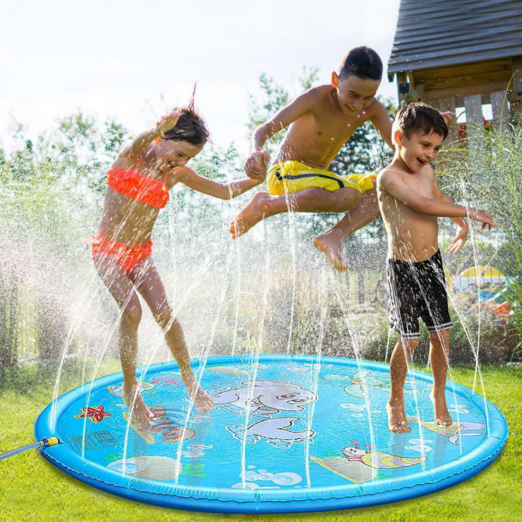 Swimming Pool for Kids Inflatable Sprinkler Pad Water Splash Play ...