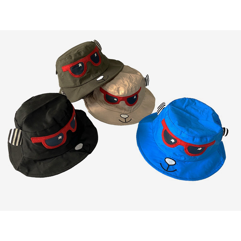 BGC Kids waway hat fashion Glass baby hat 52 cm cotton bucket fisherman ...