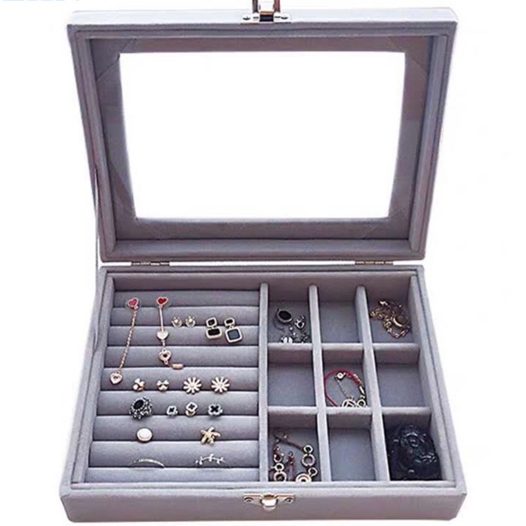 Gift Display Fashion Velvet Necklace Jewelry Box Bracelet Showcase ...