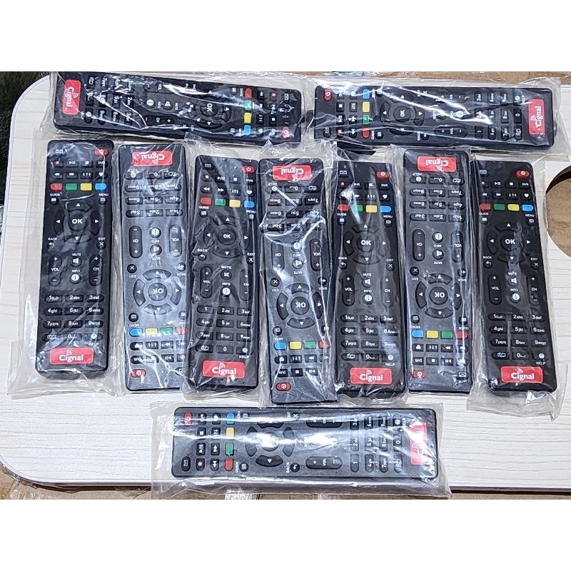 Cignal Original remote 10 pcs. | Shopee Philippines