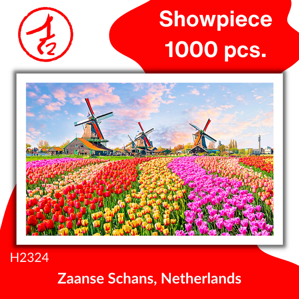 Pintoo Zaanse Schans Netherlands Puzzle 1000 pcs | Shopee Philippines