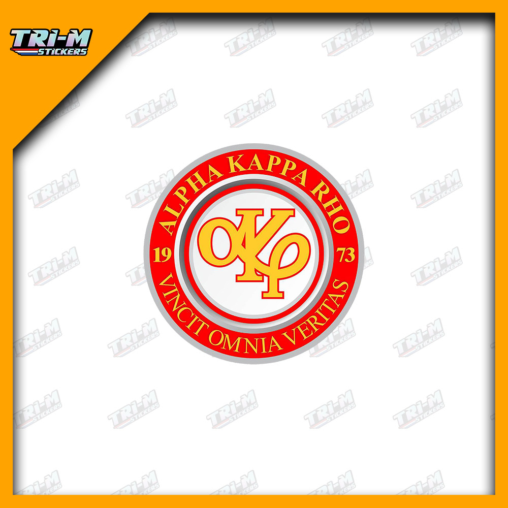 Alpha Kappa Rho Sticker Motorcycle Design Sticker Tumbler Sticker Car ...