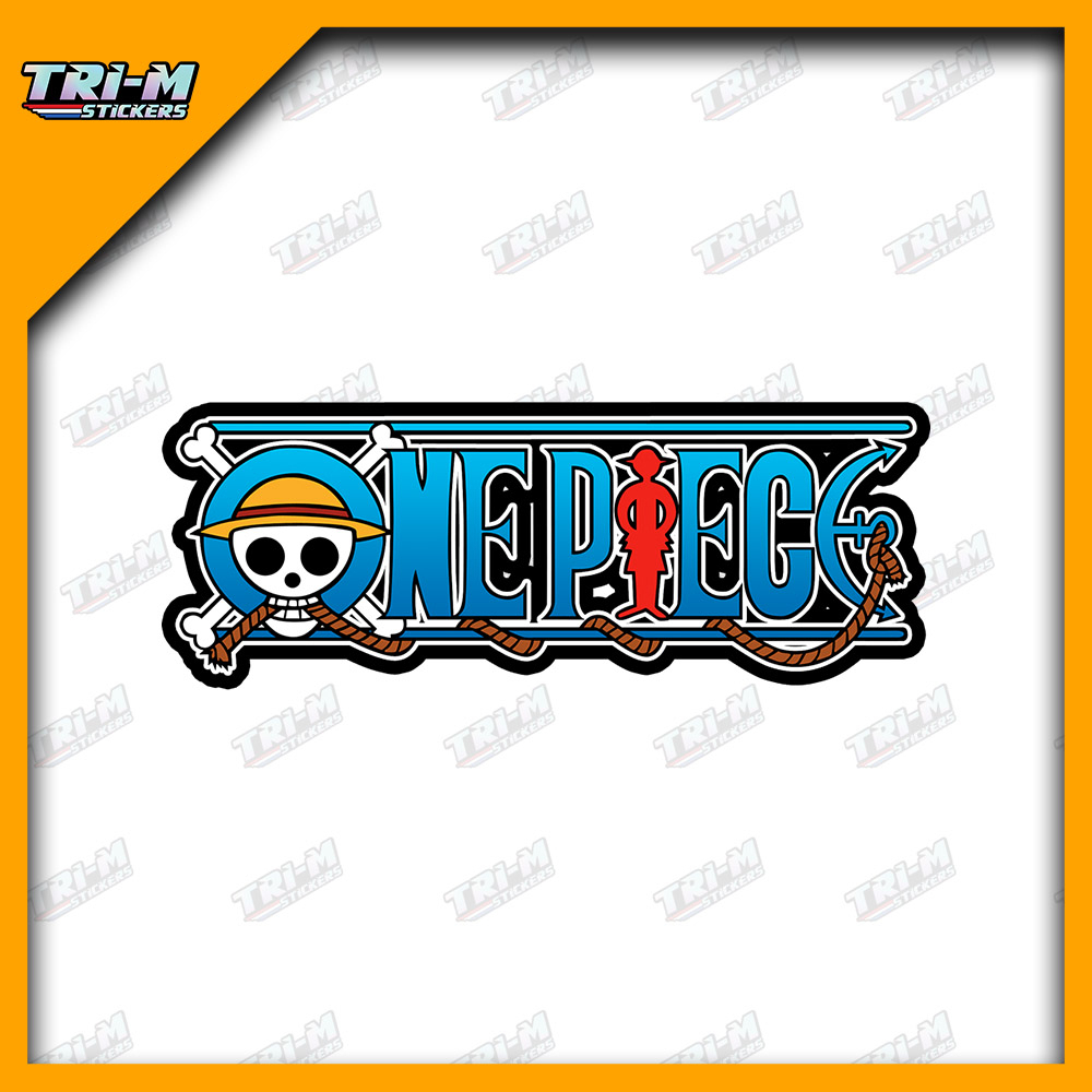 One piece Anime Anime Sticker Design Motorcycle Sticker Tumbler Sticker ...