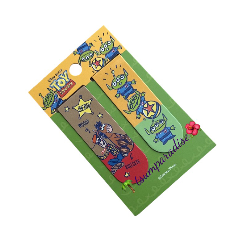 Magnetic Bookmark set of 2pcs Ariel Alice Mickey Mouse Pooh Pompompurin ...