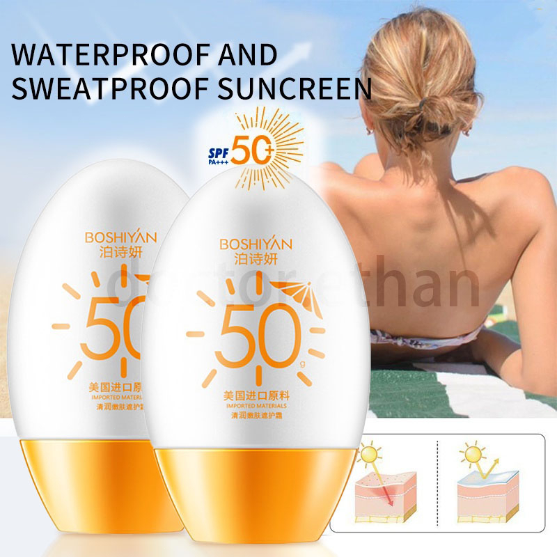 BOSHIYAN Sunscreen for Face SPF50+ UV Isolation Cream Moisturizer ...