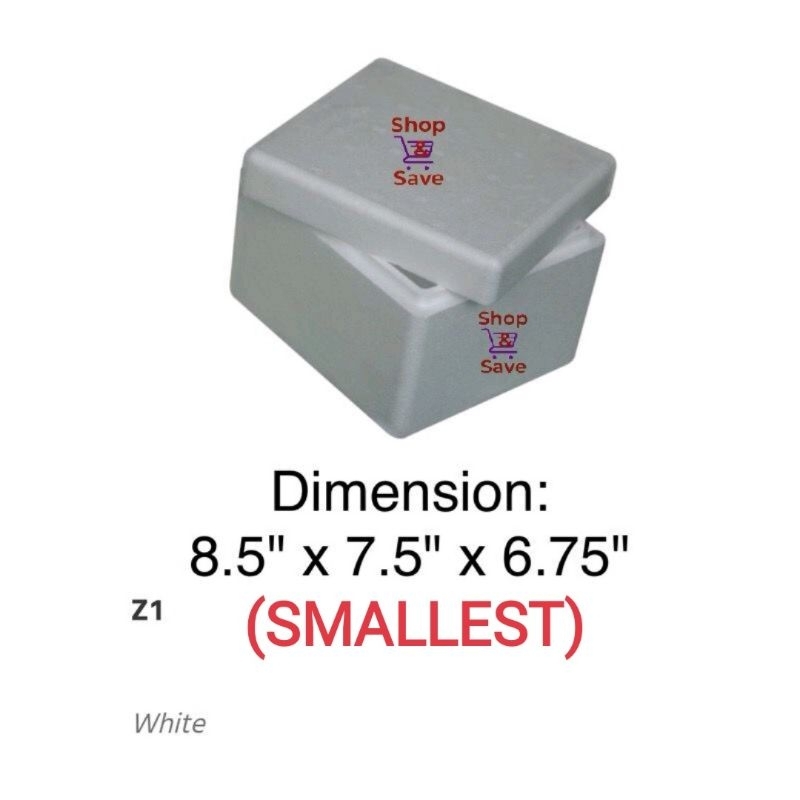 SMALLEST STYRO BOX / Z1 BOX / STYROFOAM / PORTABLE STYRO BOX / STYRO ...