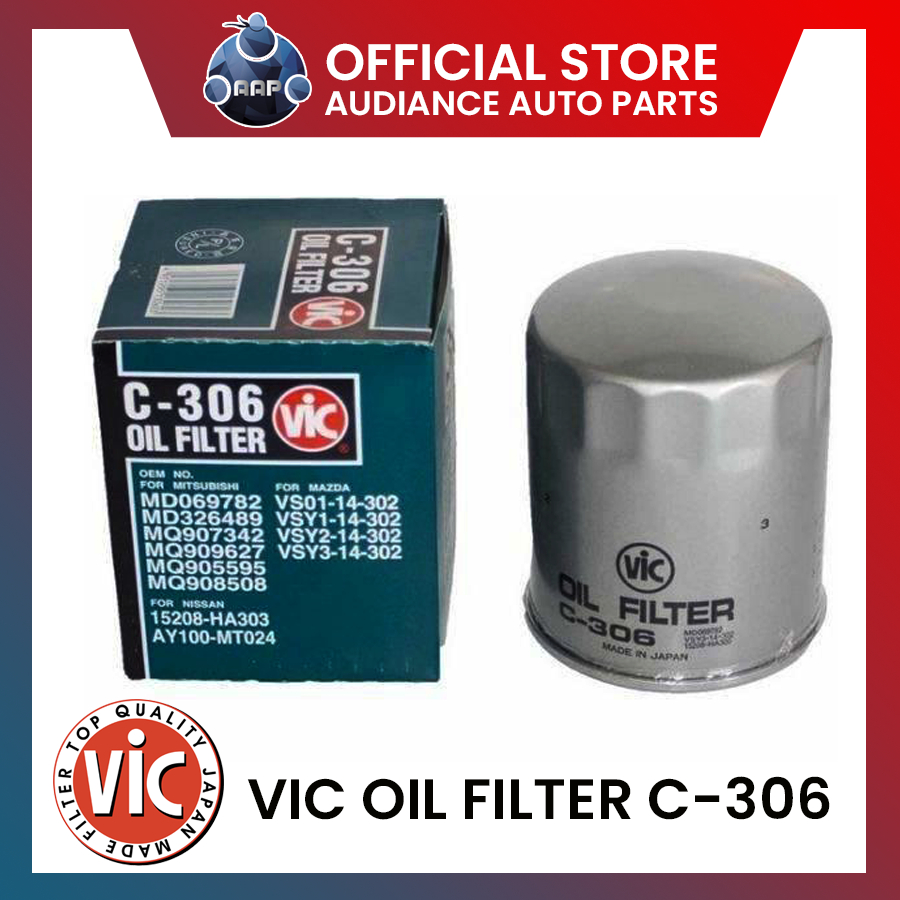 ORIGINAL VIC Oil Filter C-306 for Mitsubishi L300 / Hyundai Starex ...