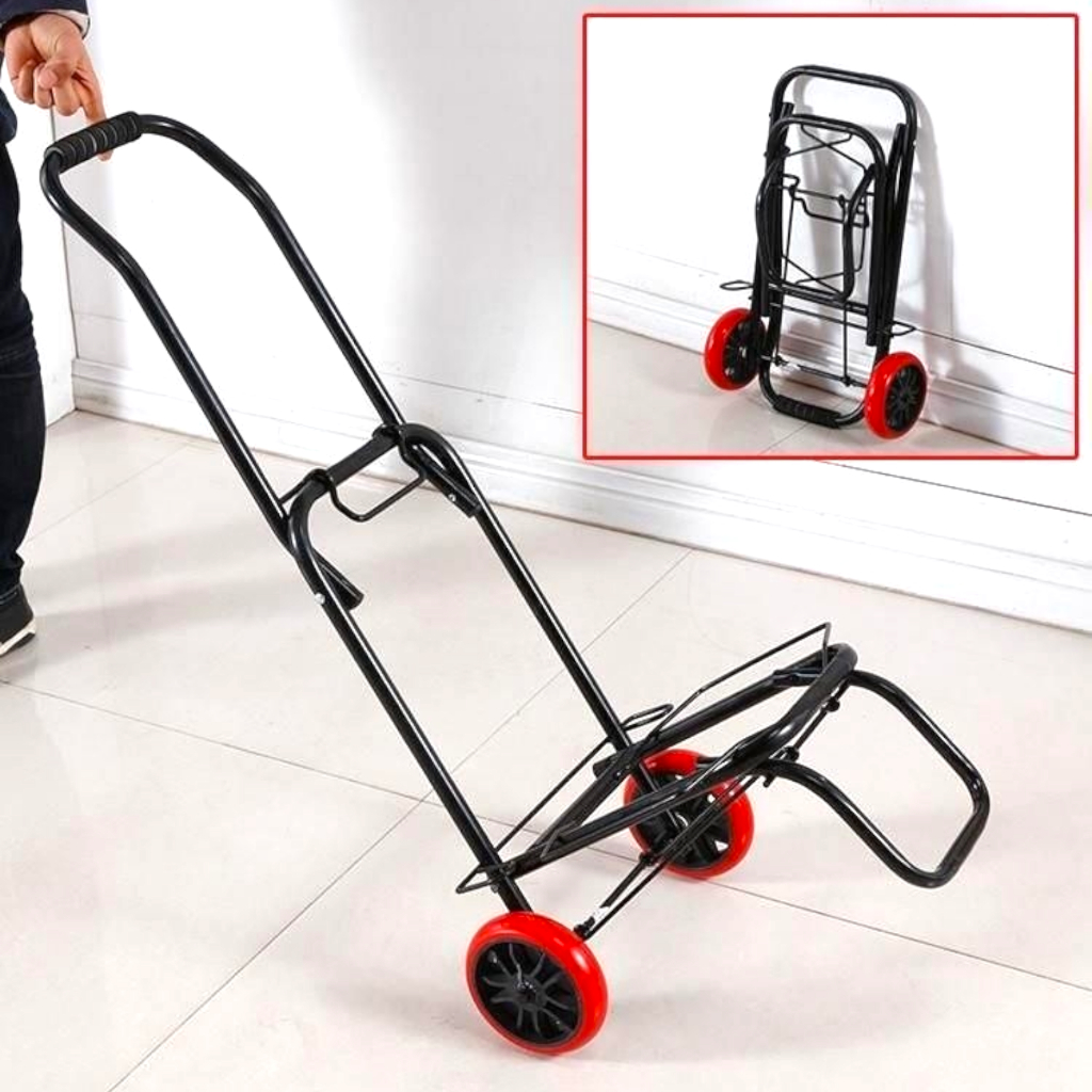 SLY Foldable Portable Household Trolley Shopping Cart With Wheels ...