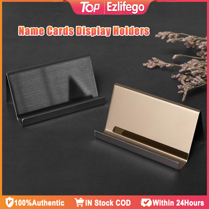 Metal Desk Business Card Name Tag Display Rack Name Card Organizer ...
