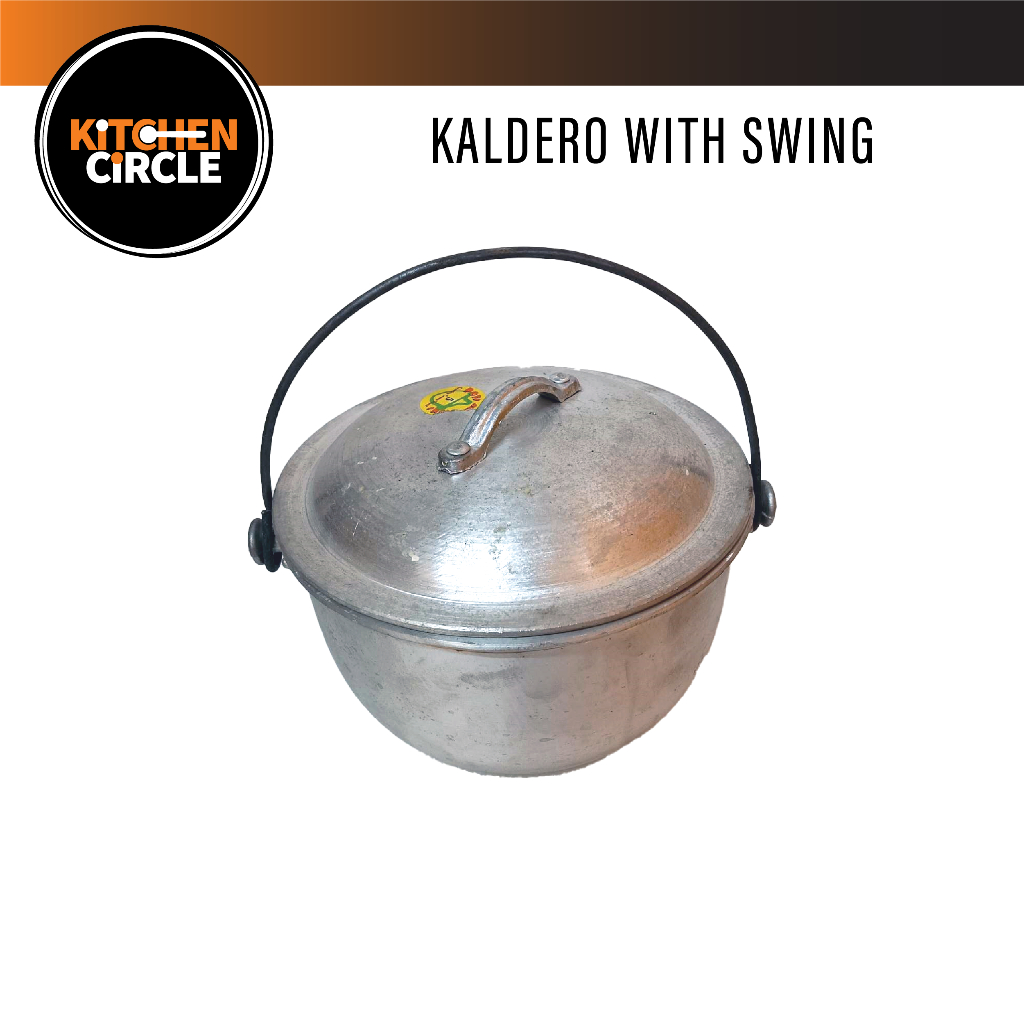 Kaldero Swing handle #5/Stainless Rice Pot Oldstyle | Shopee Philippines