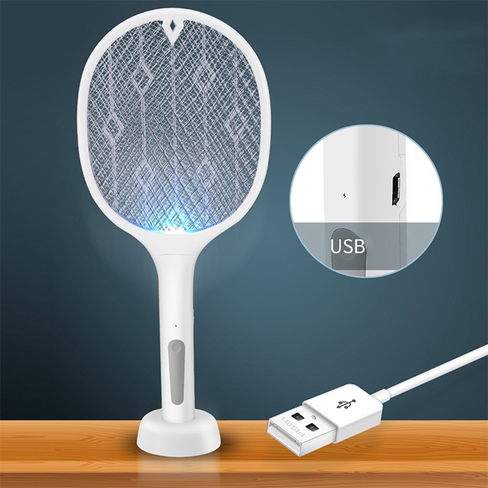 Lighting8-2in1 Electric Mosquito Swatter Rechargeable Efficiency Killers | Shopee Philippines
