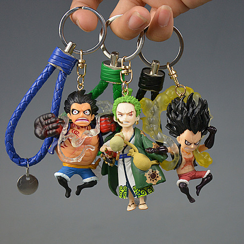 One Piece zoro sabo keychain Wano Country Luffy Chopper Keychain Figure ...