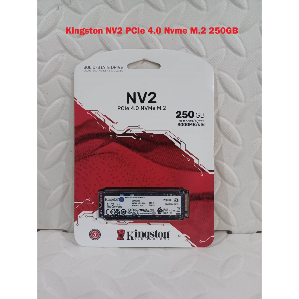 Kingston NV2 PCIe 4.0 Nvme M.2 250GB | 500GB | 1TB | 2TB SSD M2 Storage ...