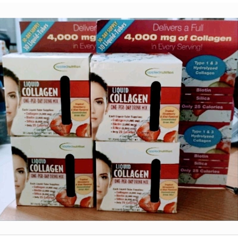 Applied Nutrition Liquid Collagen Skin Revitalization, 30 Liquid Tubes ...