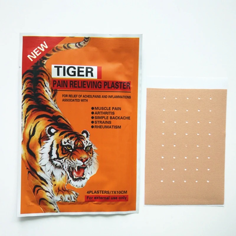 TIGER PAIN RELIEVING PATCHES PLASTER | Shopee Philippines