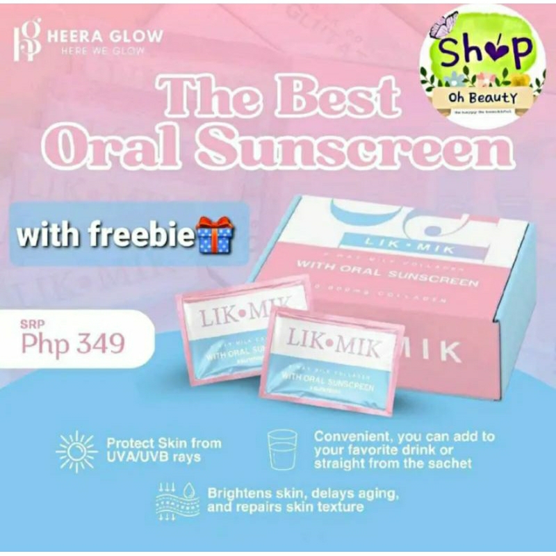 ( FREE WHITENING SOAP! ) HEERA GLOW LIK MIK 2WAY MILK COLLAGEN WITH ...