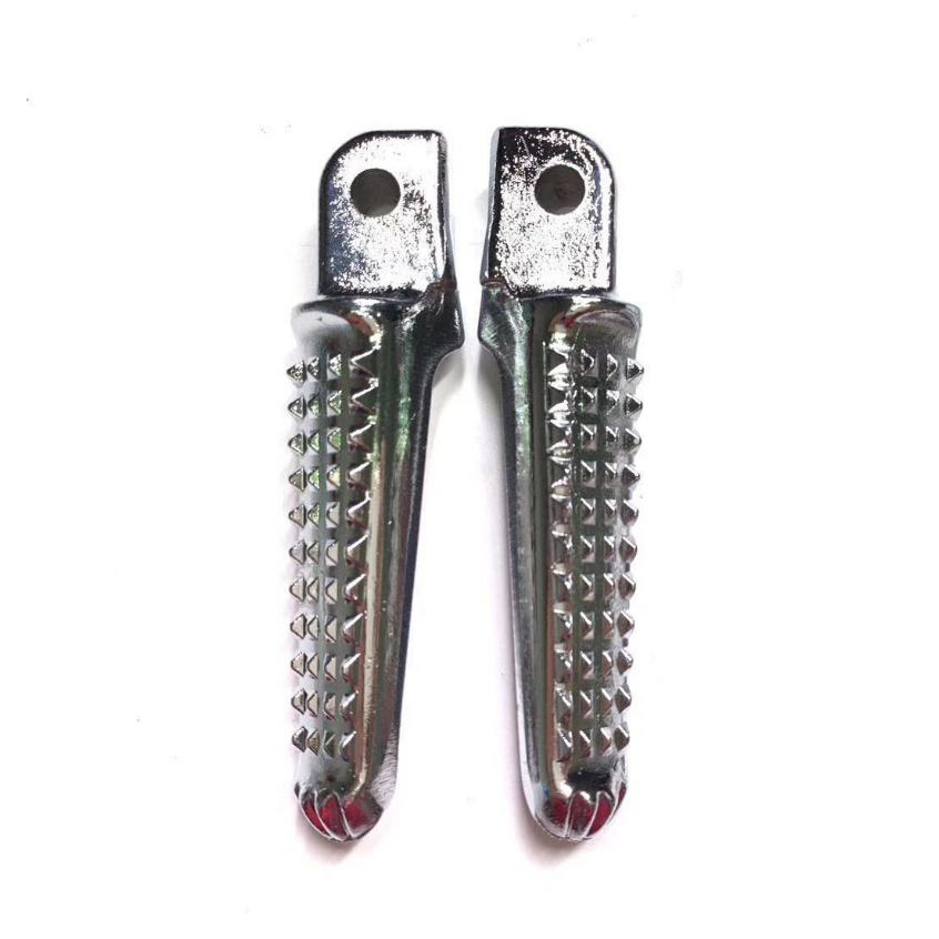 Rear Footrest Foot Pedal Universal 1 Pair Motorcycle Alloy Two Tone For ...