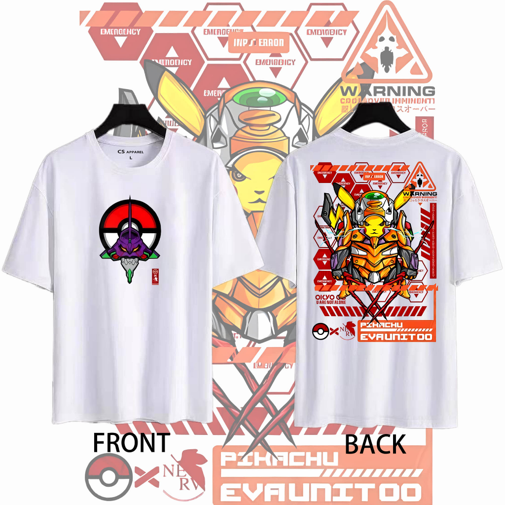 CS CLOTHING Pokemon Design Unisex T shirt Direct Factory Sales #Pikachu ...