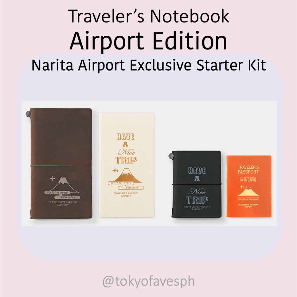 Traveler's Notebook Airport Edition Starter Kit Narita Airport ...