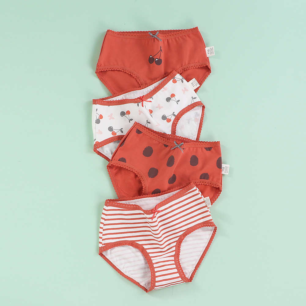 Little Noori Cherry Girls Underwear Innerwear (4 piece set) | Shopee ...