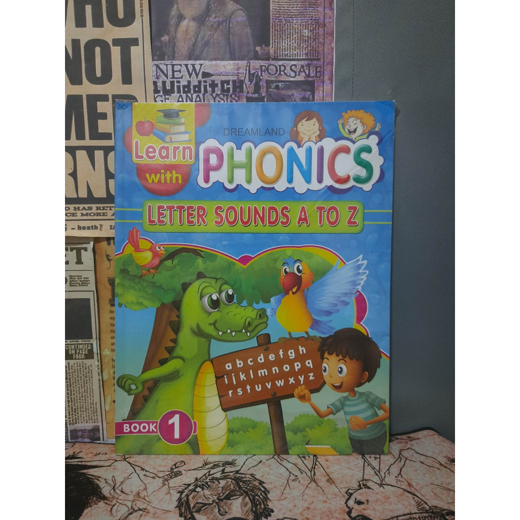 Learn with Phonics: Letter Sounds from A to Z Book 1 | Shopee Philippines