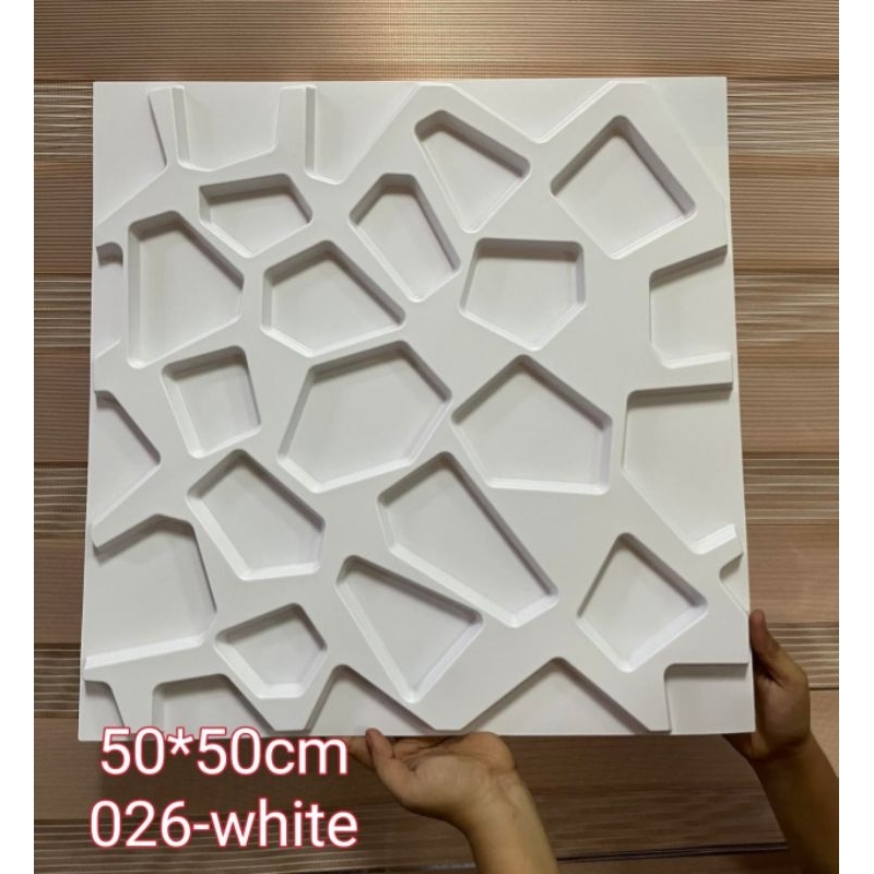 50cmx50cm 3D PVC Decorative Wall Panel Mural Waterproof Fireproof ...