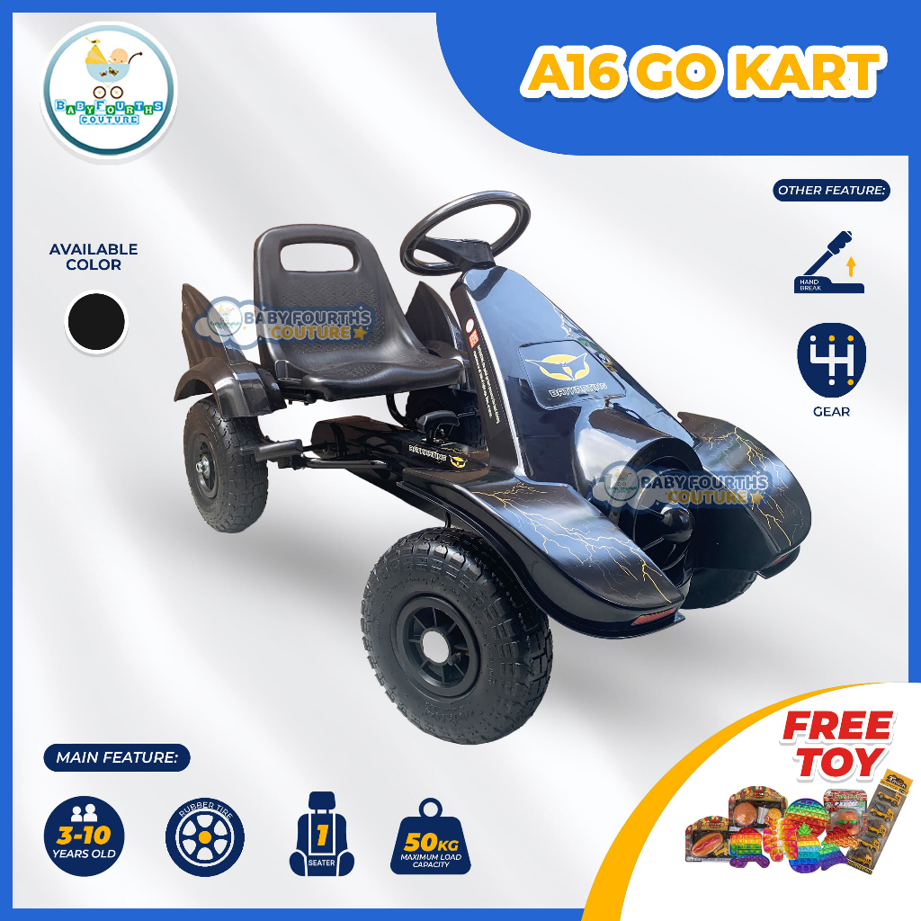 COD Go Kart A16 Pedal Type Ride On Bike Kart for Kids | Shopee Philippines
