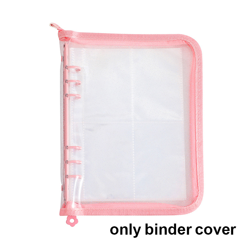 FSF A5 Zipper Ins Binder Cover Loose Leaf Organizer Transparent kpop ...