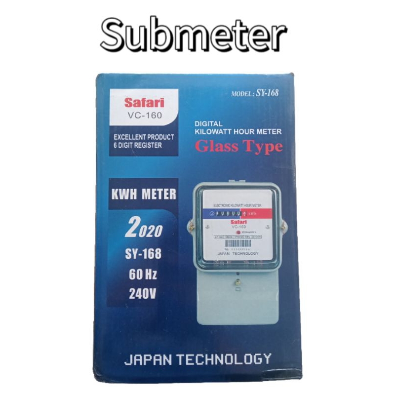 Safari Submeter Japan Technology Digital Kilowatt Hour Meter Series ...