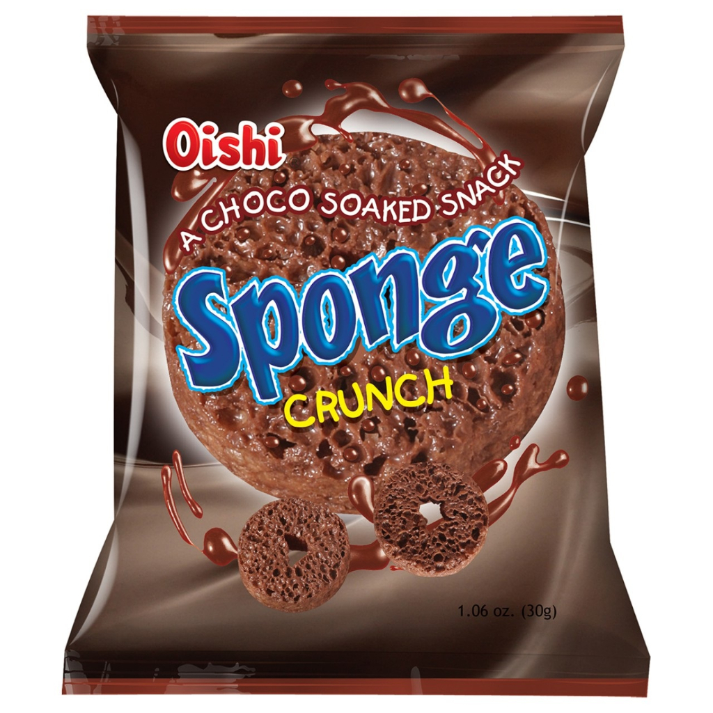 Oishi Sponge Crunch Chocolate 30g | Shopee Philippines