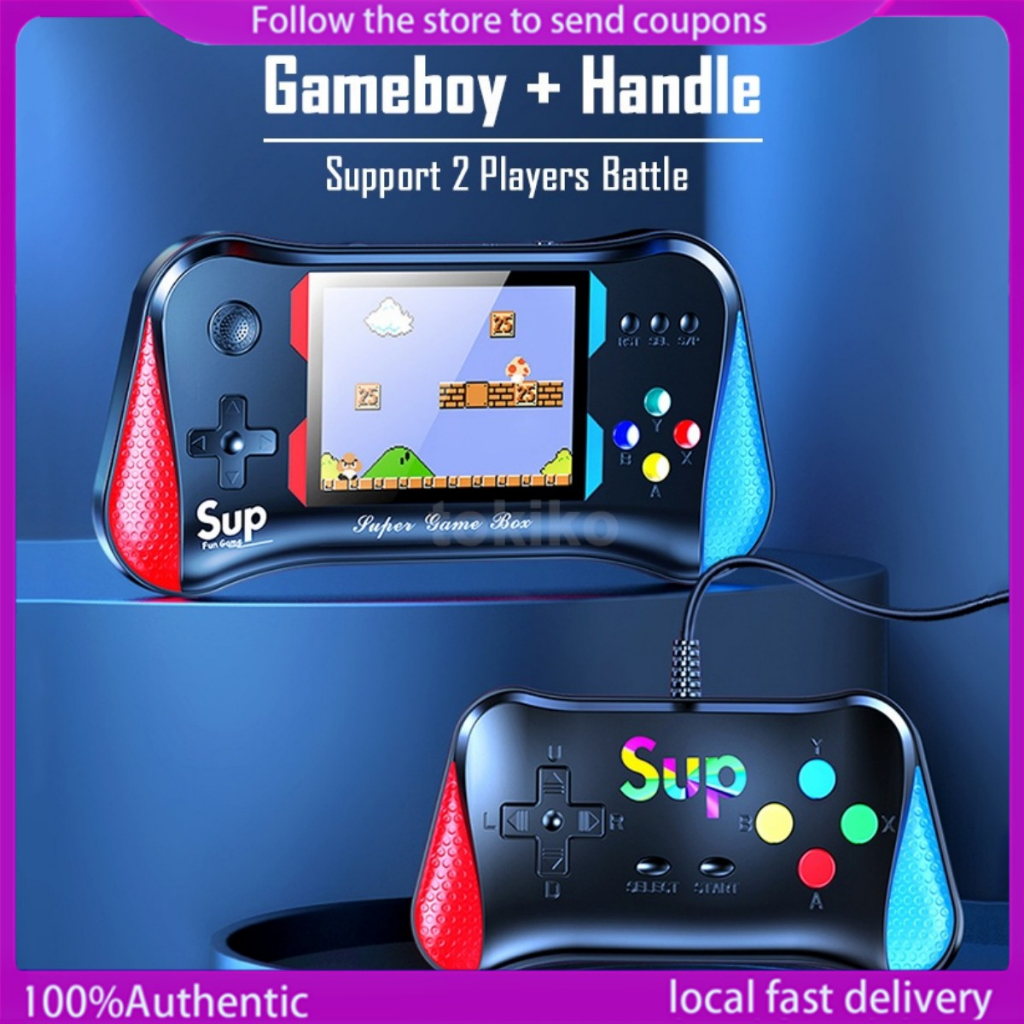 Gameboy 2 Player Advance Connect TV PSP GamePad 500 Games Holiday gifts ...