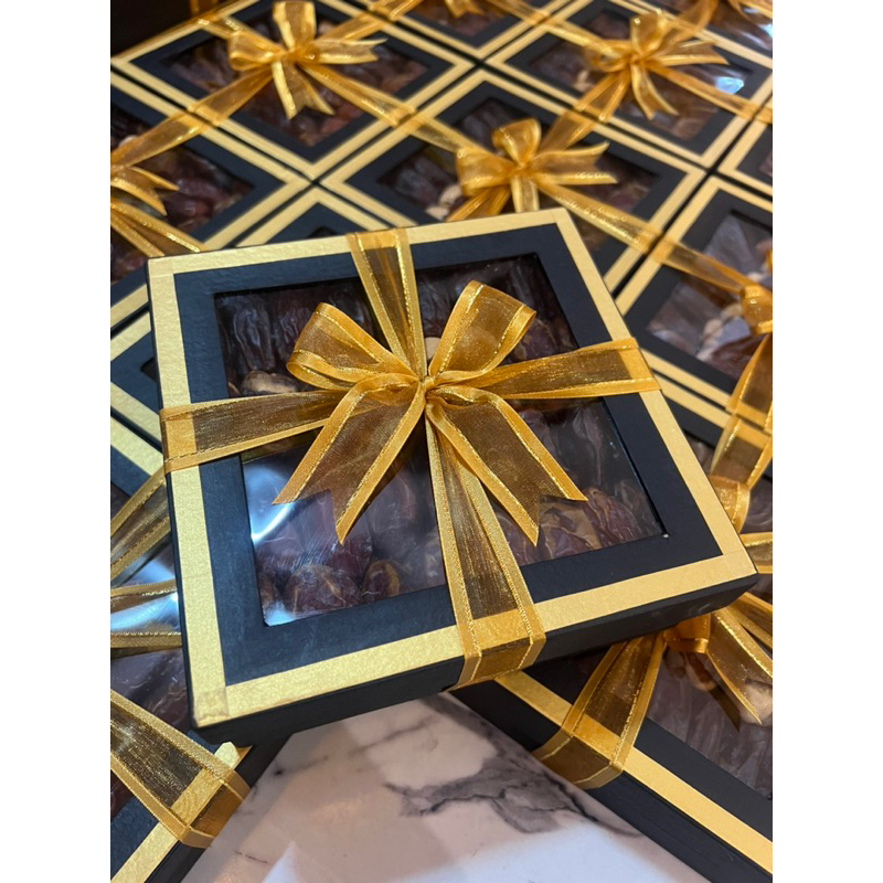 Luxury dates fruit in a square box ( 4 varieties) imported from Middle ...