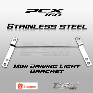 ⭐️PCX 160 MDL Bracket Pure Stainless Steel Mini Driving Light Bundle ...