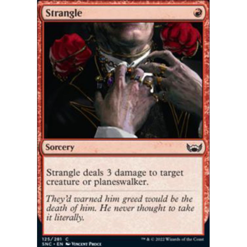 Strangle - SNC - Common - MTG Cards (WotC) | Shopee Philippines