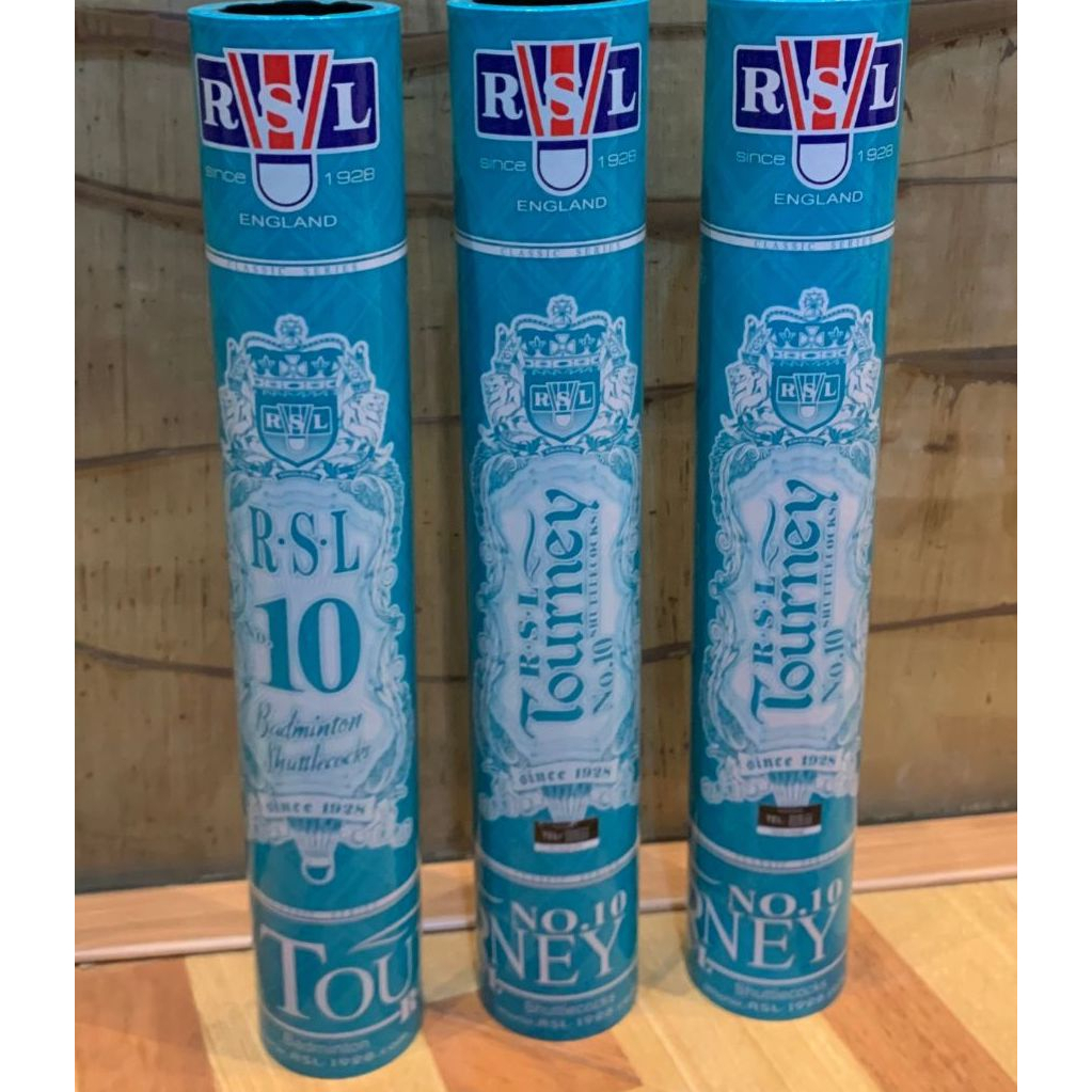 RSL No. 10 Duck Feather Badminton Shuttlecocks 12 pcs per Tube | Shopee ...