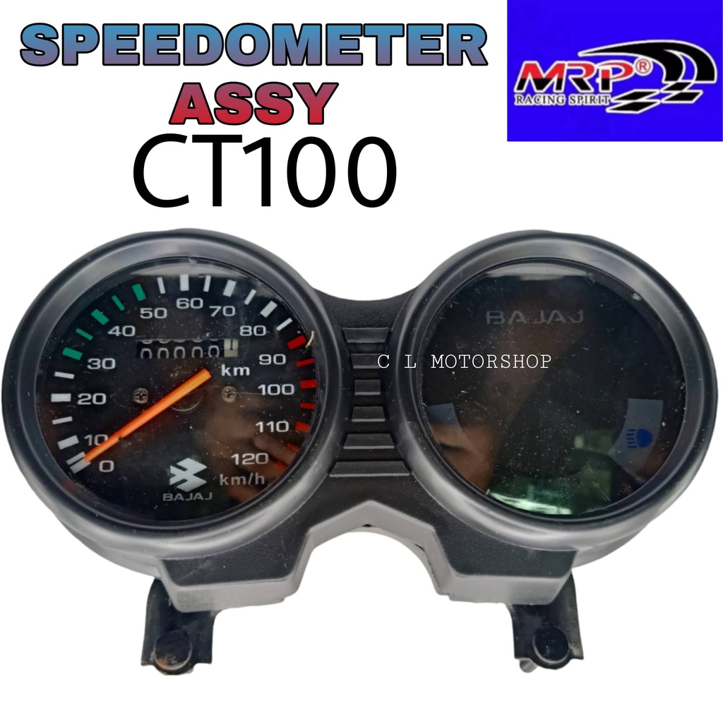 MRP BAJAJ/CT100 SPEEDOMETER GAUGE ORIGINAL RACING HIGH QUALITY ...