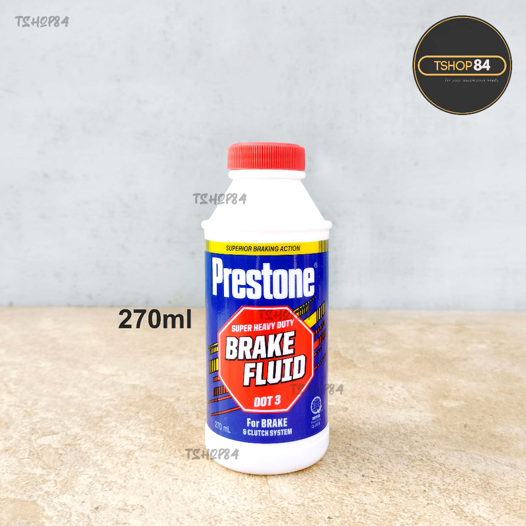 Prestone Brake Fluid DOT3 270ml Bottle | Shopee Philippines