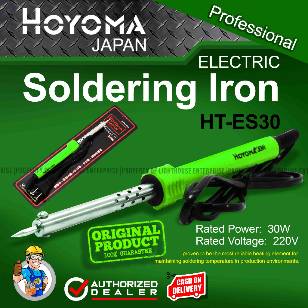 HOYOMA Japan Electric Soldering Iron Kit, Welding Solder, Rework ...