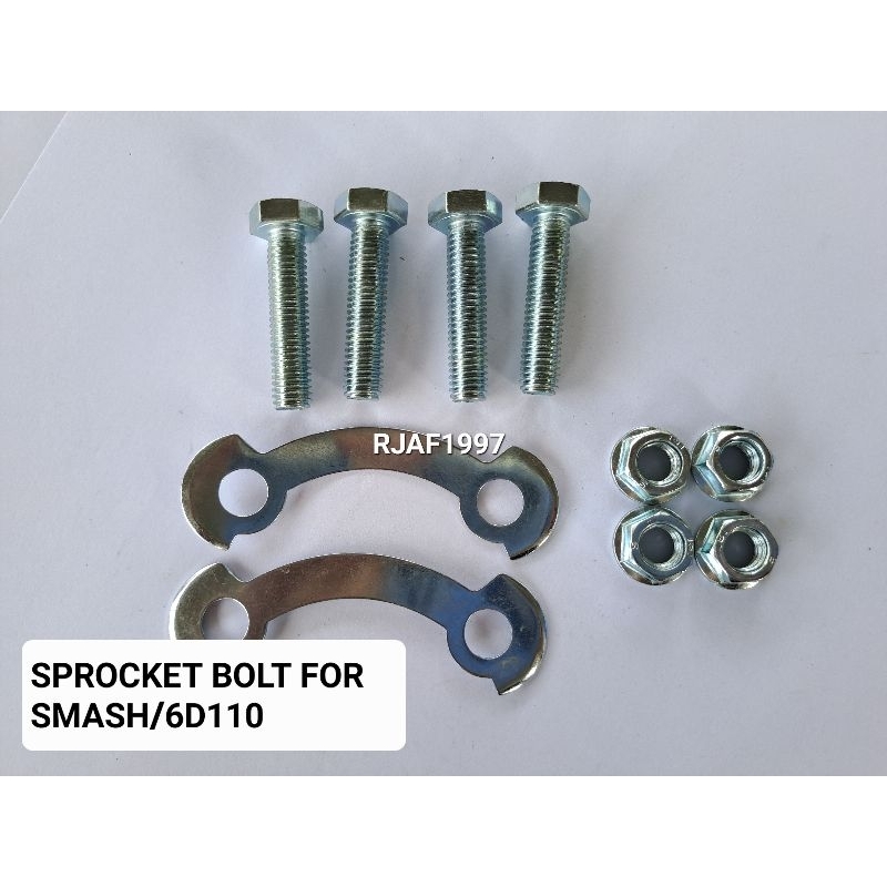 SPROCKET BOLTS FOR SMASH GD110/ TMX/ WAVE 125/ RS100 HEAVY DUTY 1 SET ...