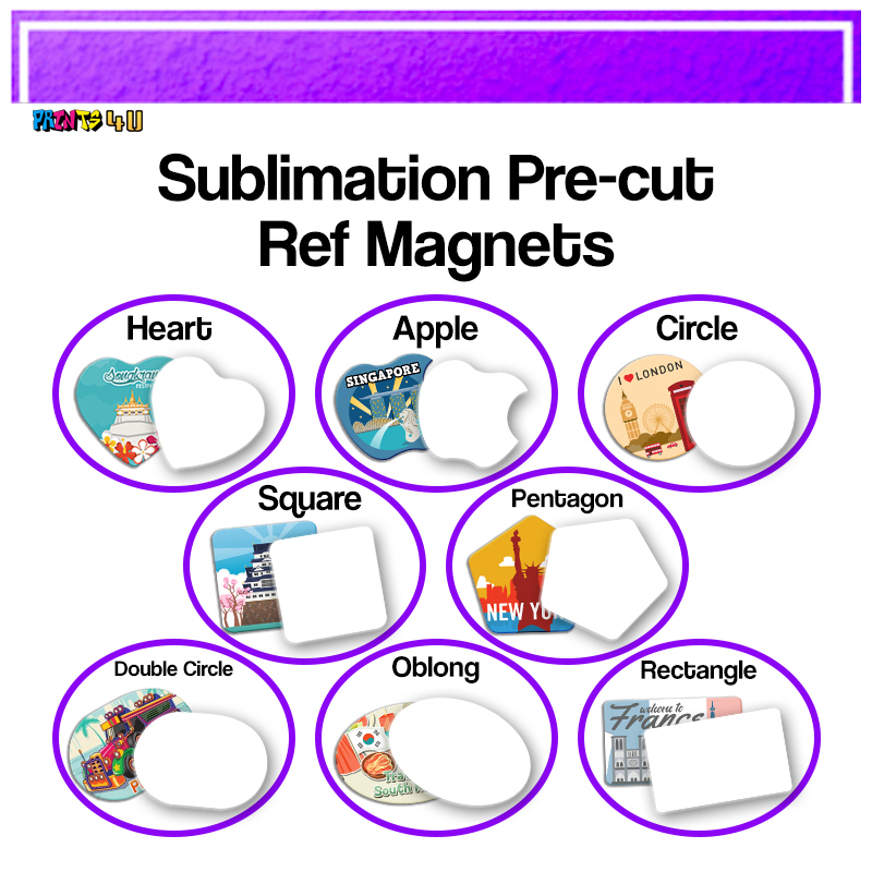 5 Pcs Blank Sublimation Printable Ref Magnet Pre-Cut | Shopee Philippines
