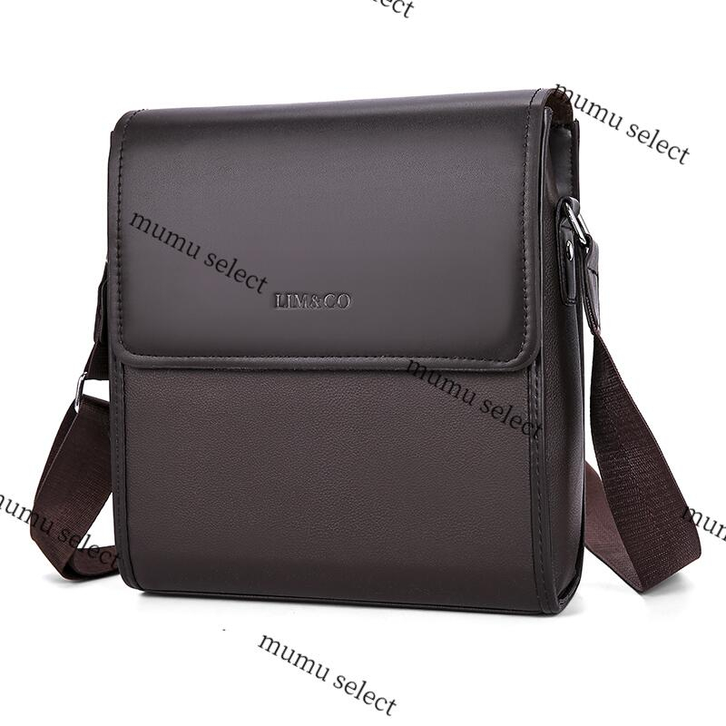 【High-End Mumu】 M206 Men's Quality Leather Business Sling Bag Classic ...