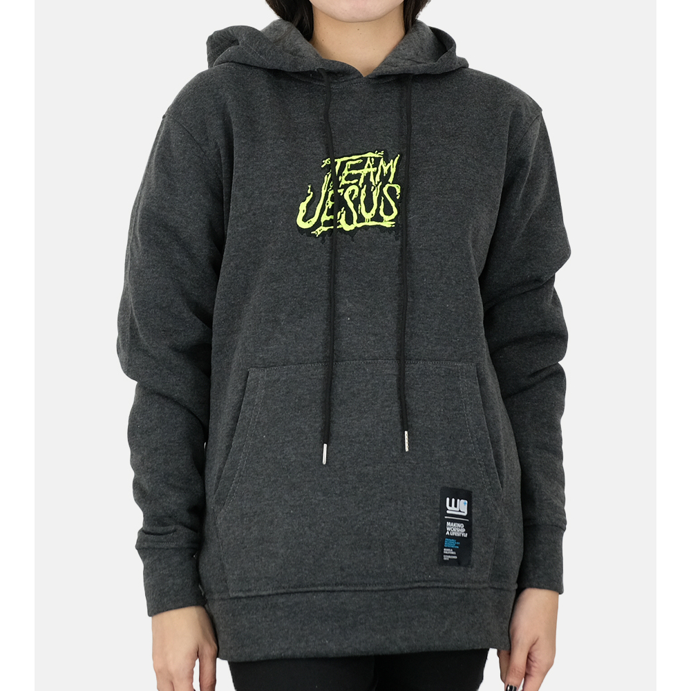 Worship Generation Team Jesus Stitched 2021 Dark Acid Gray Hoodie For ...