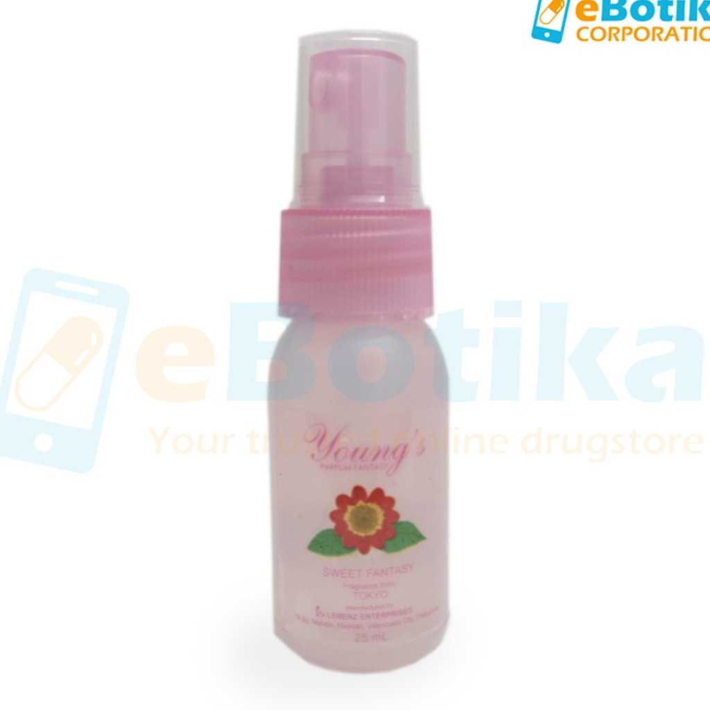 Youngs Cologne Sweet Fantasy 25ml (5-BOTTLES) | Shopee Philippines