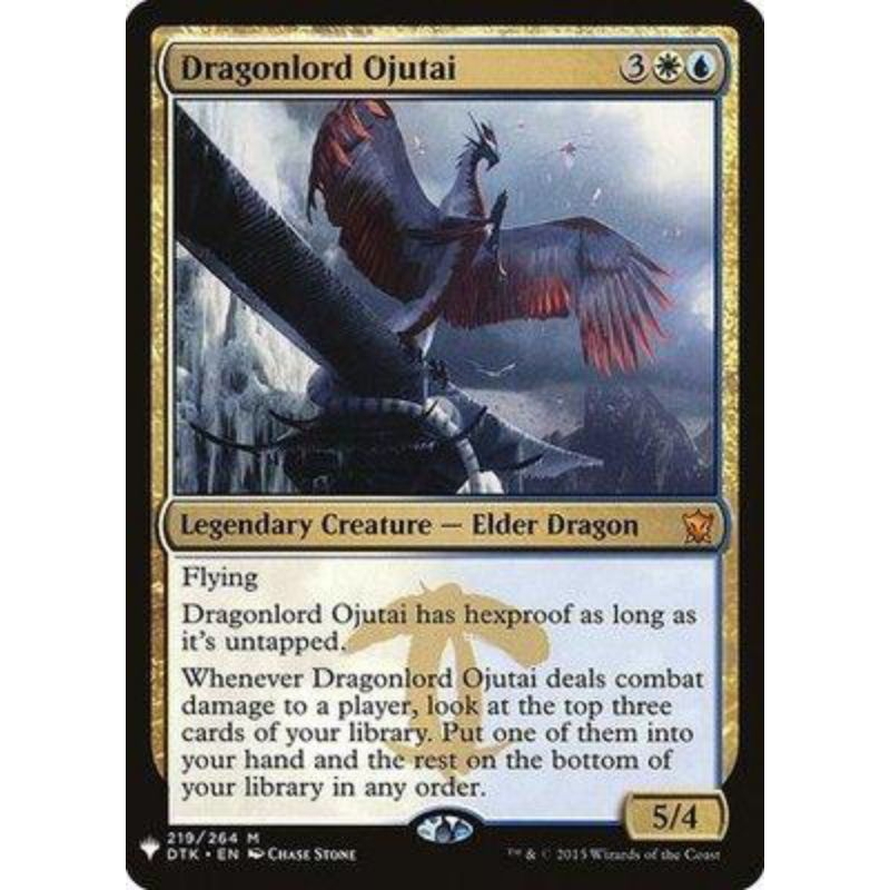 Dragonlord Ojutai - The List - Mythic - MTG Cards (WotC) | Shopee ...