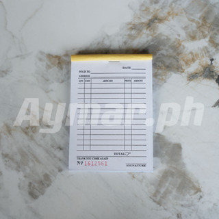 Sold to Receipt Resibo carbon paper | Shopee Philippines