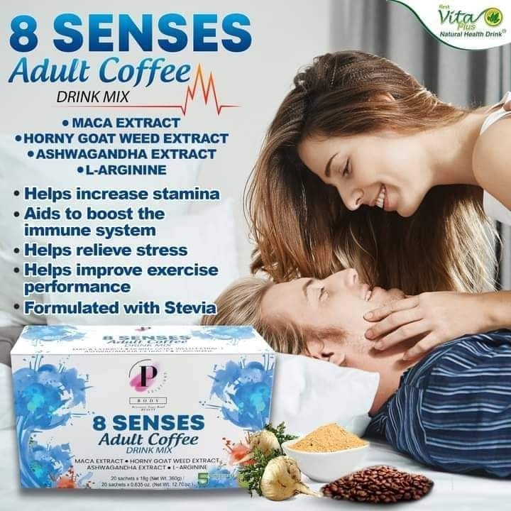 First Vita Plus 8 senses adult coffee (20 sachets/box) | Shopee Philippines