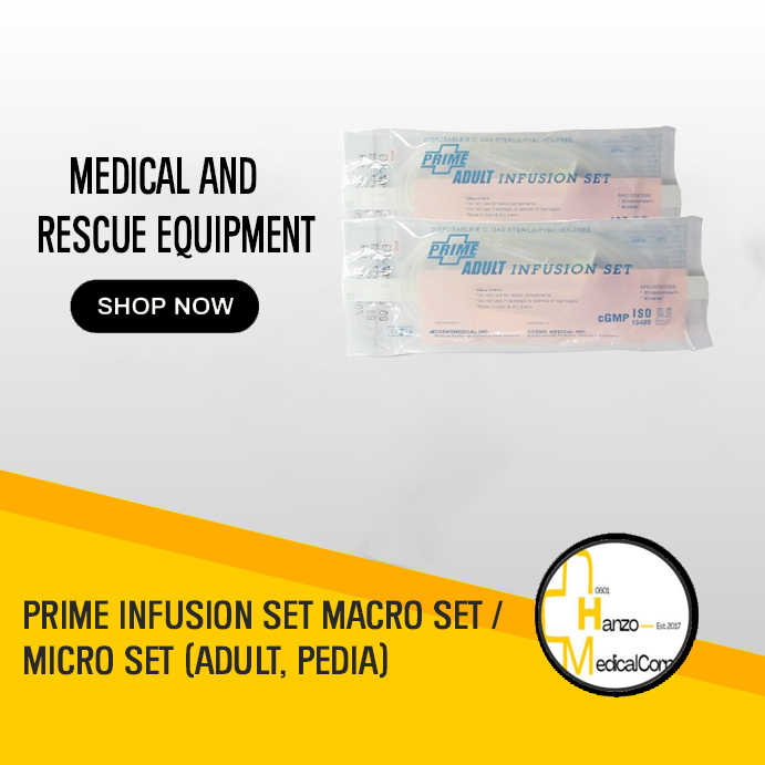 PRIME INFUSION SET MACRO SET / MICRO SET (ADULT, PEDIA) | Shopee ...
