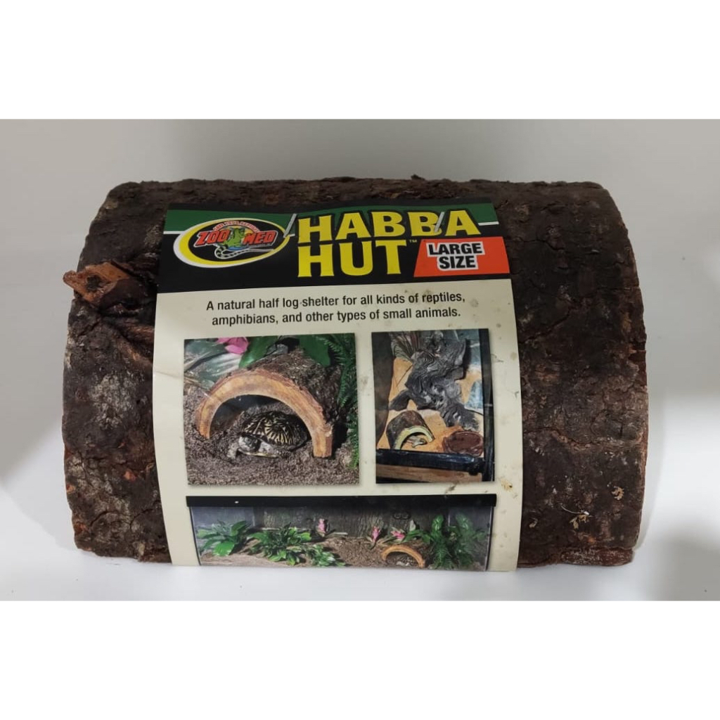 Habba Hut Natural Half Log Hides Shelter Large | Shopee Philippines