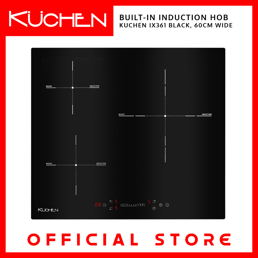 KUCHEN IX361 Induction Cooktop 60CM, Black | Shopee Philippines